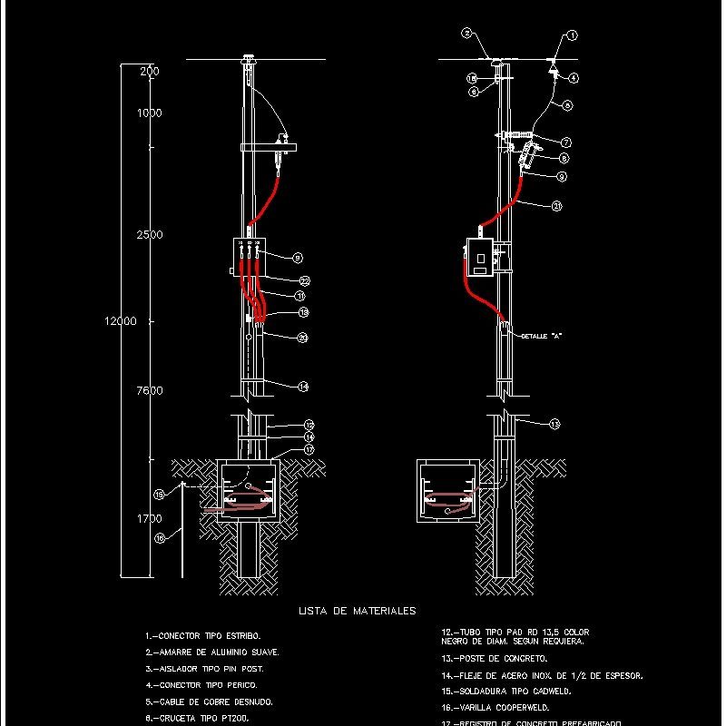 Electrical Installations Cfe Details DWG Detail for AutoCAD • Designs CAD