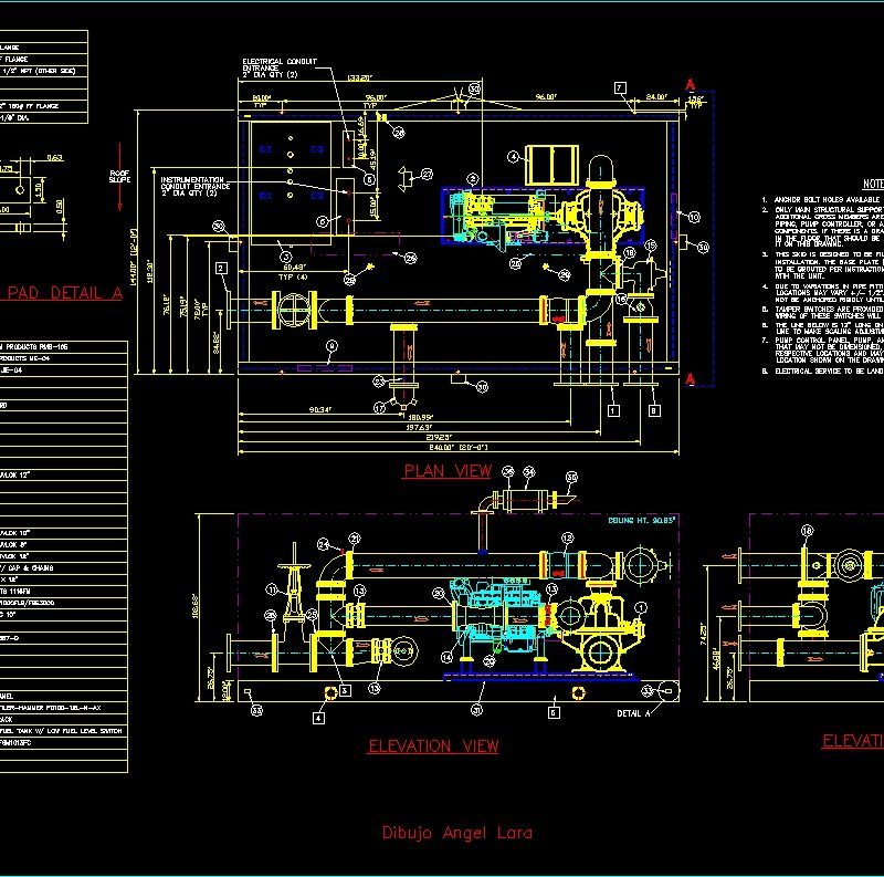 Fire Bomb DWG Elevation for AutoCAD • Designs CAD