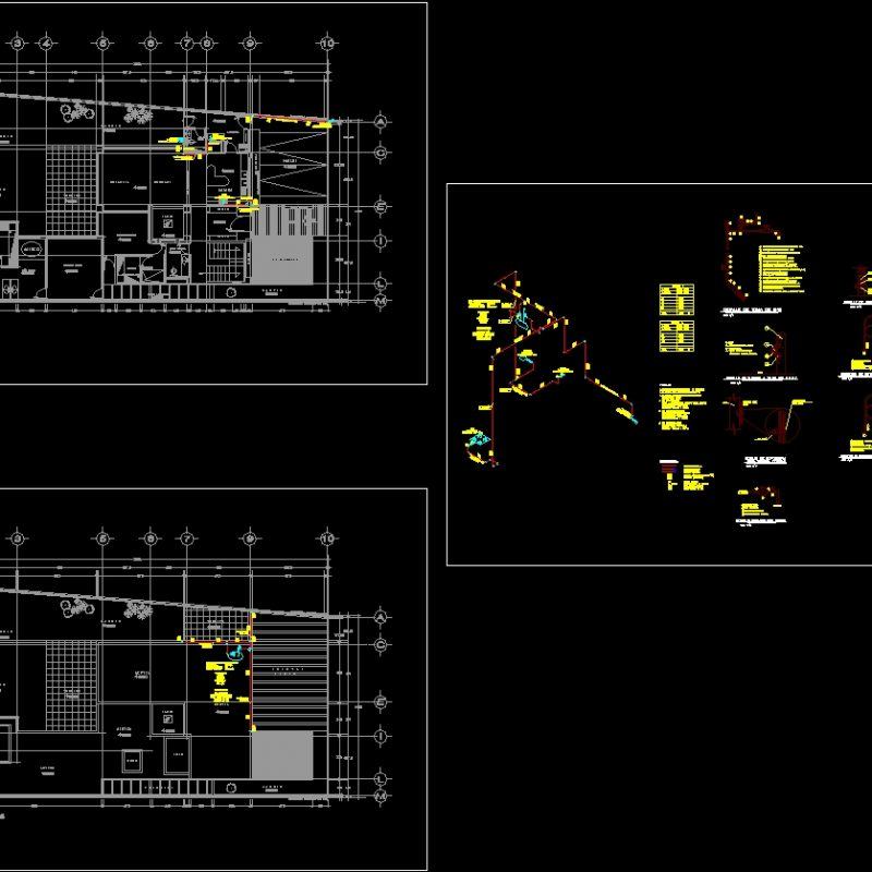 Gas Facilities Proyect DWG Block for AutoCAD • Designs CAD