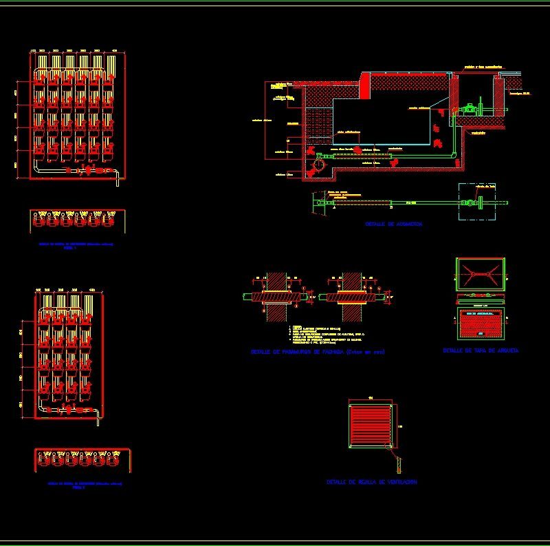 Gas Installation DWG Detail for AutoCAD • Designs CAD