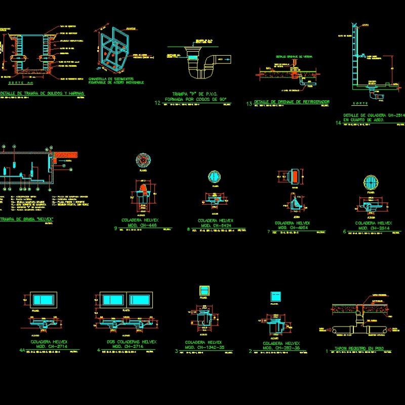 Inspection Boxes DWG Detail for AutoCAD • Designs CAD