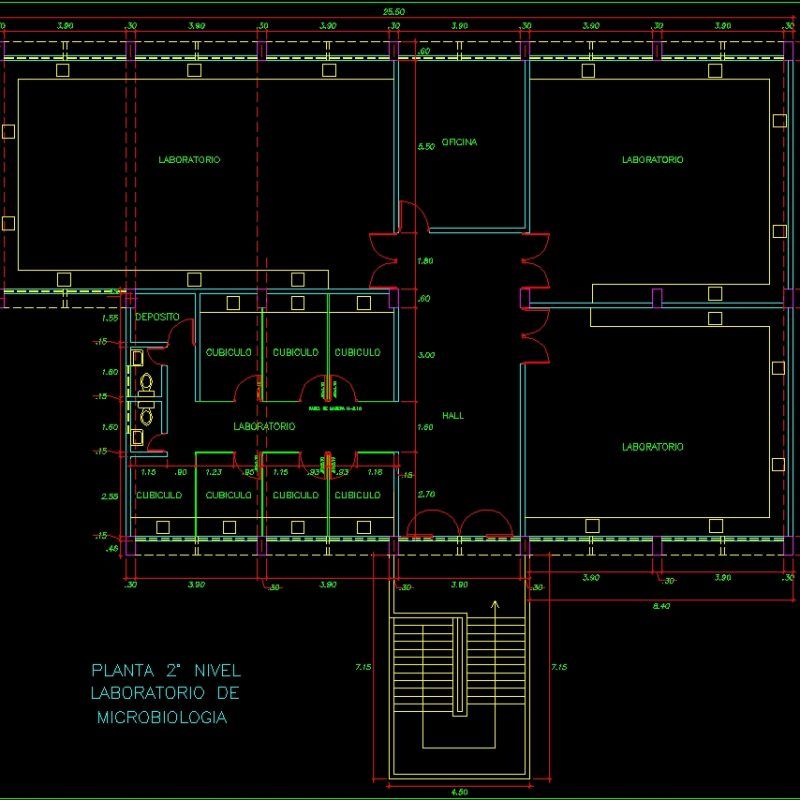 Microbiology And Plant Pathology Laboratory DWG Plan for AutoCAD ...