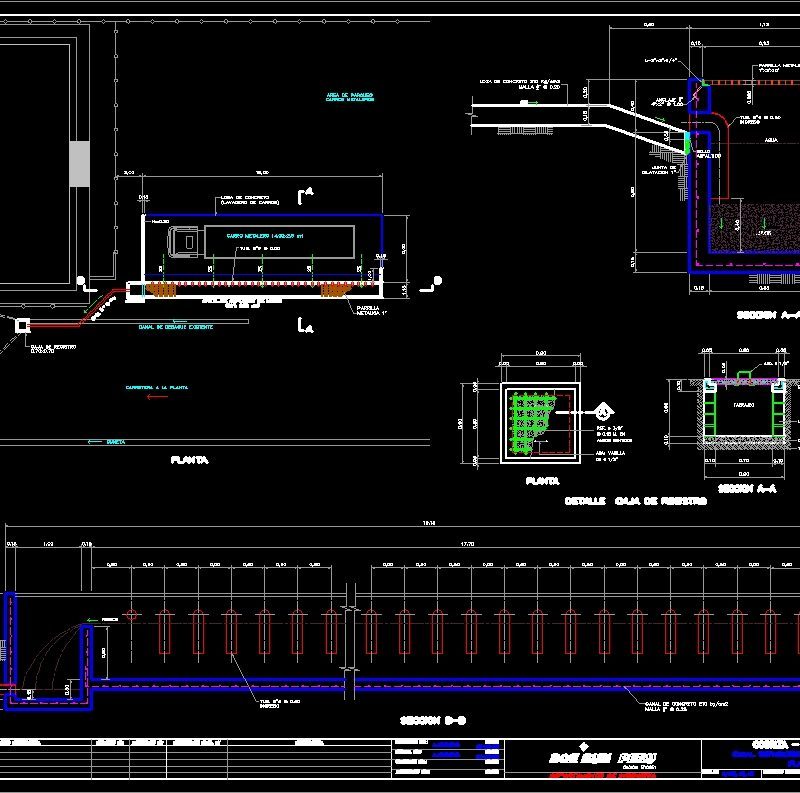 Muds Trap DWG Section for AutoCAD • Designs CAD