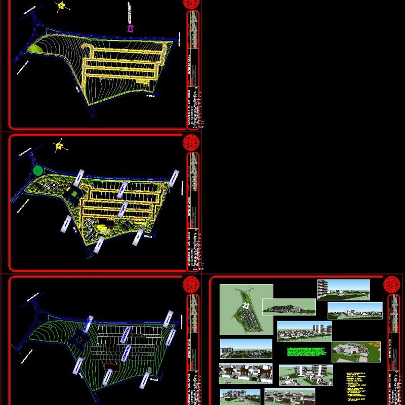 Multiuse Subdivision Design DWG Block for AutoCAD • Designs CAD