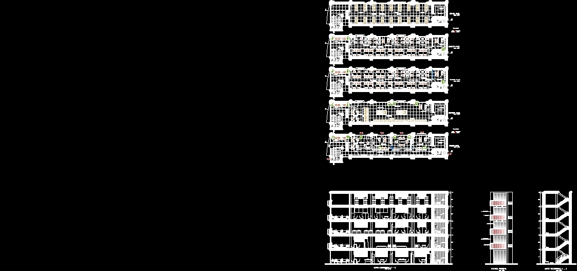 Office Building For Life Insurance Company--4 Storeys DWG Block for ...
