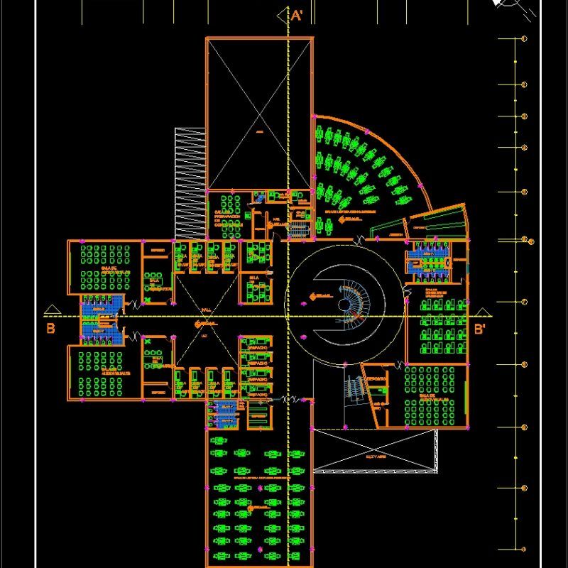 Online Center DWG Elevation for AutoCAD • Designs CAD