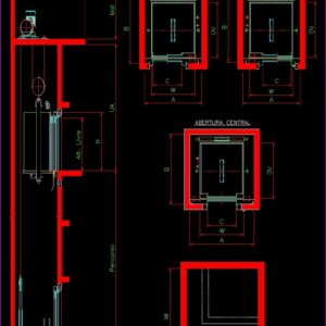 Otis Elevator DWG Section for AutoCAD | Designs CAD