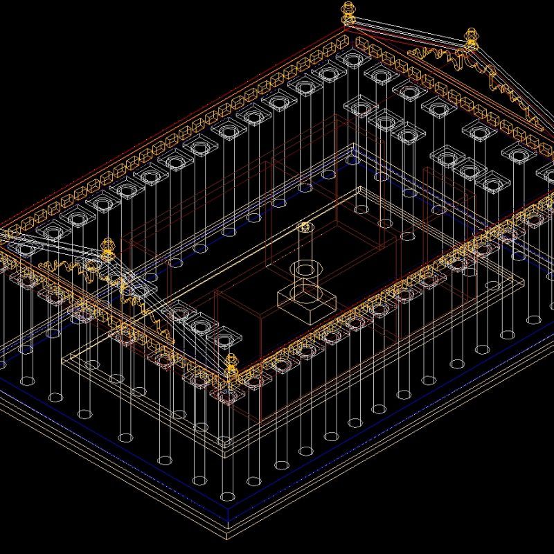 Parthenon In Athens 3D DWG Model for AutoCAD • Designs CAD