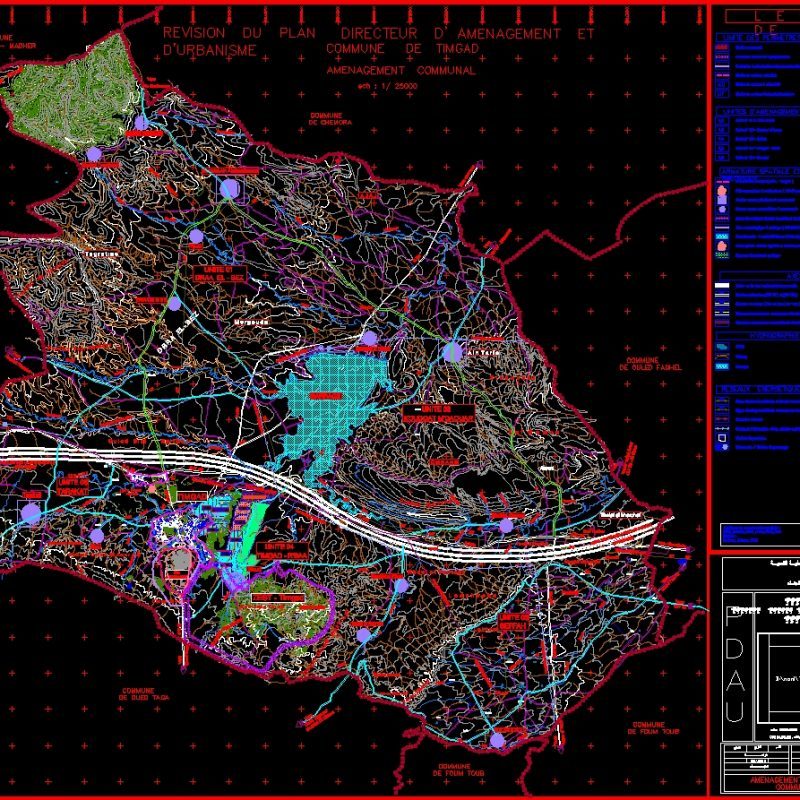 Pdau Timgad DWG Plan for AutoCAD | DesignsCAD