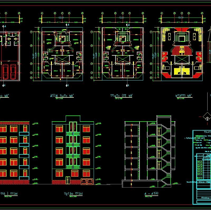 Plane Home DWG Section for AutoCAD • Designs CAD
