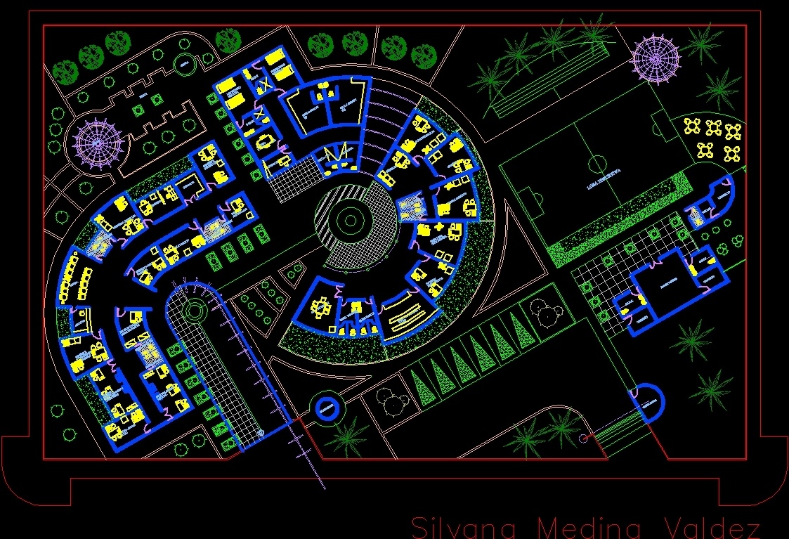 Police Station DWG Block For AutoCAD Designs CAD