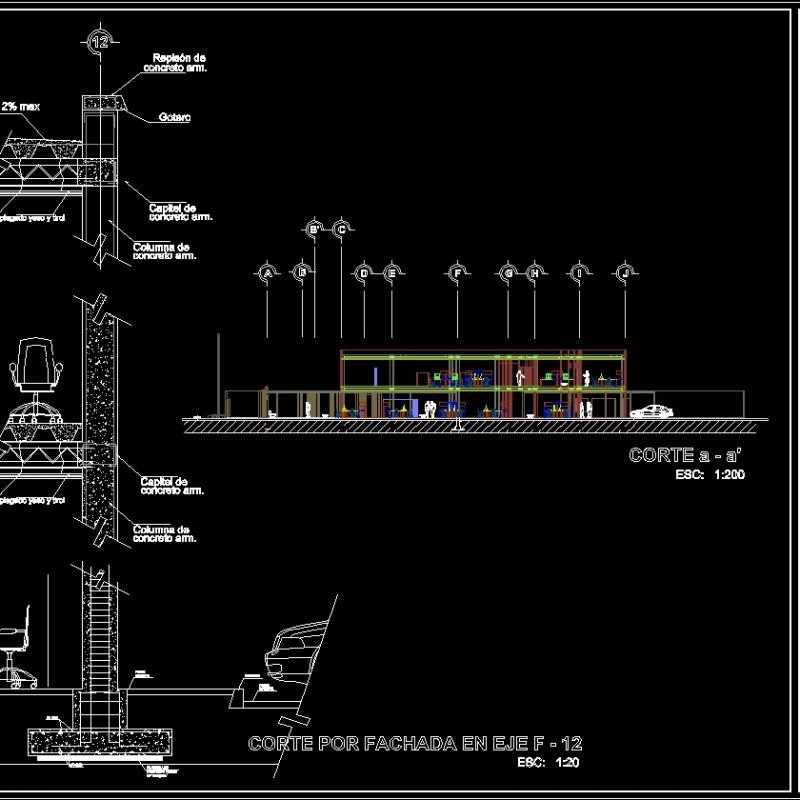 Police Station DWG Section for AutoCAD • Designs CAD