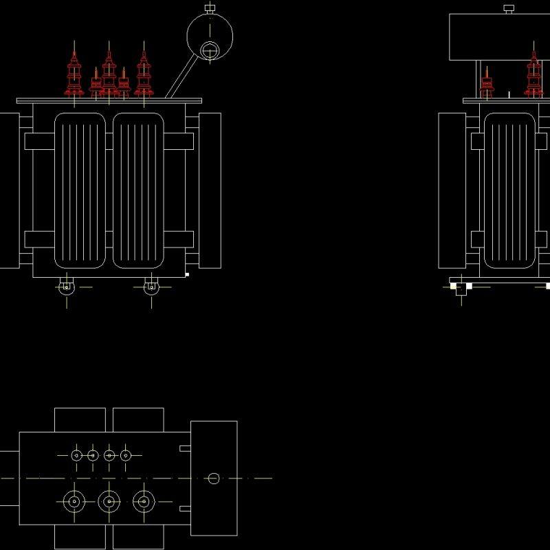 Power Transformer DWG Block for AutoCAD • Designs CAD