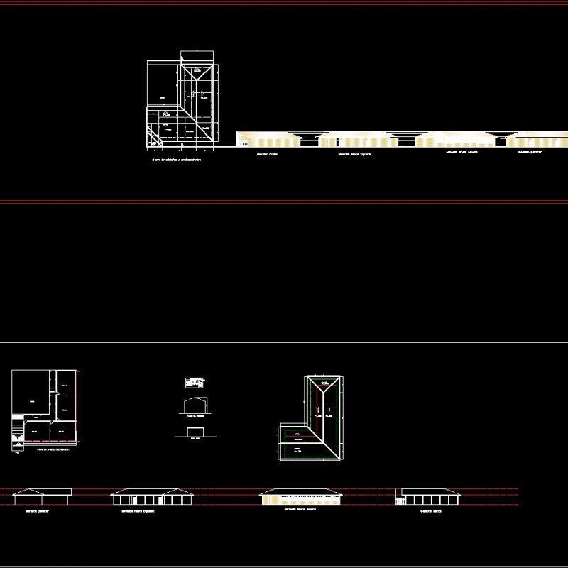 Proposed Building With Multi-Purpose Class Rooms DWG Block for AutoCAD ...