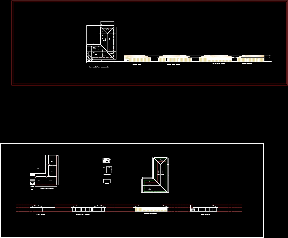 Proposed Building With Multi-Purpose Class Rooms DWG Block for AutoCAD ...