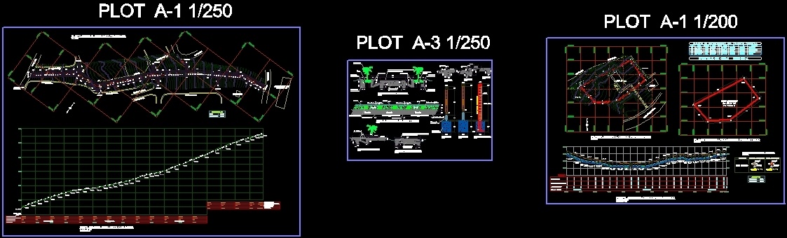 Recreative Park -Pedestrian Walk With Stairway - DWG Block for AutoCAD ...