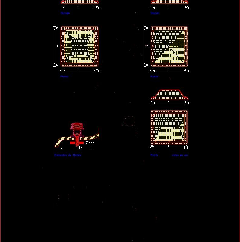 Rectangular Dome DWG Detail for AutoCAD • Designs CAD