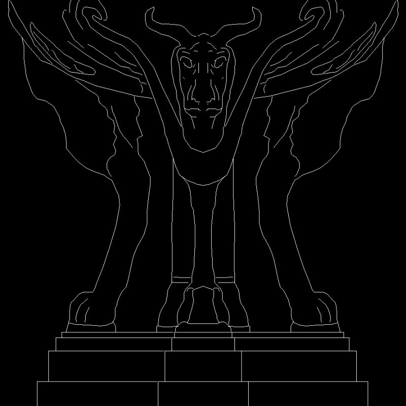 Sculpture DWG Block for AutoCAD • Designs CAD