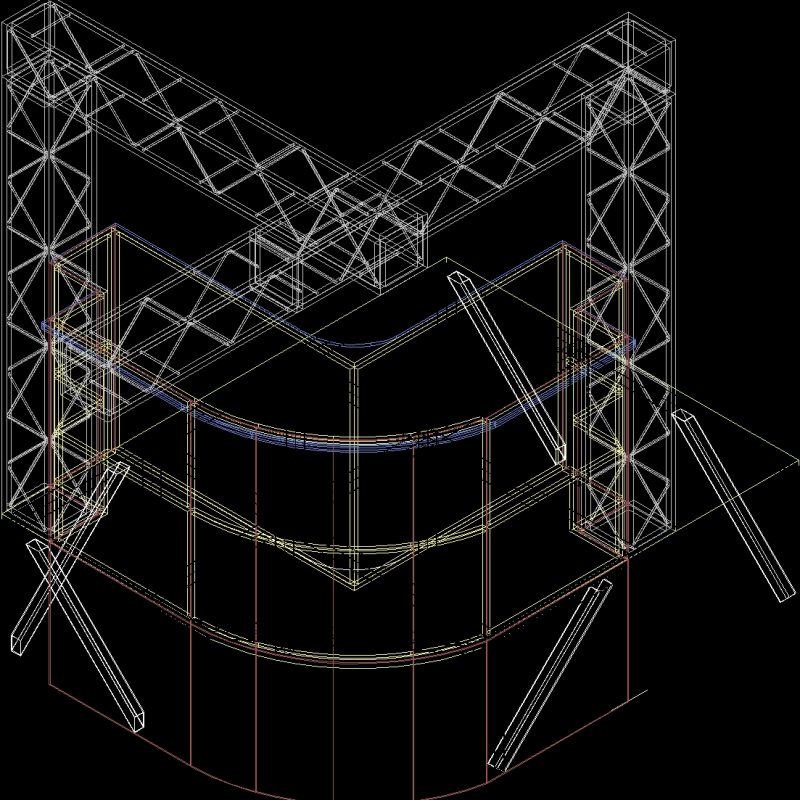 Sound Dj Booth DWG Block for AutoCAD • Designs CAD