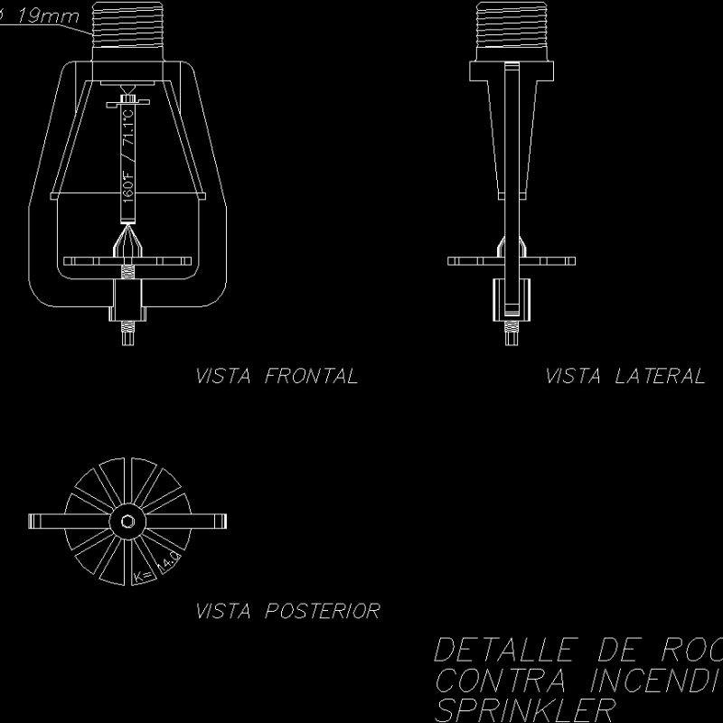 Sprinkler DWG Detail for AutoCAD • Designs CAD