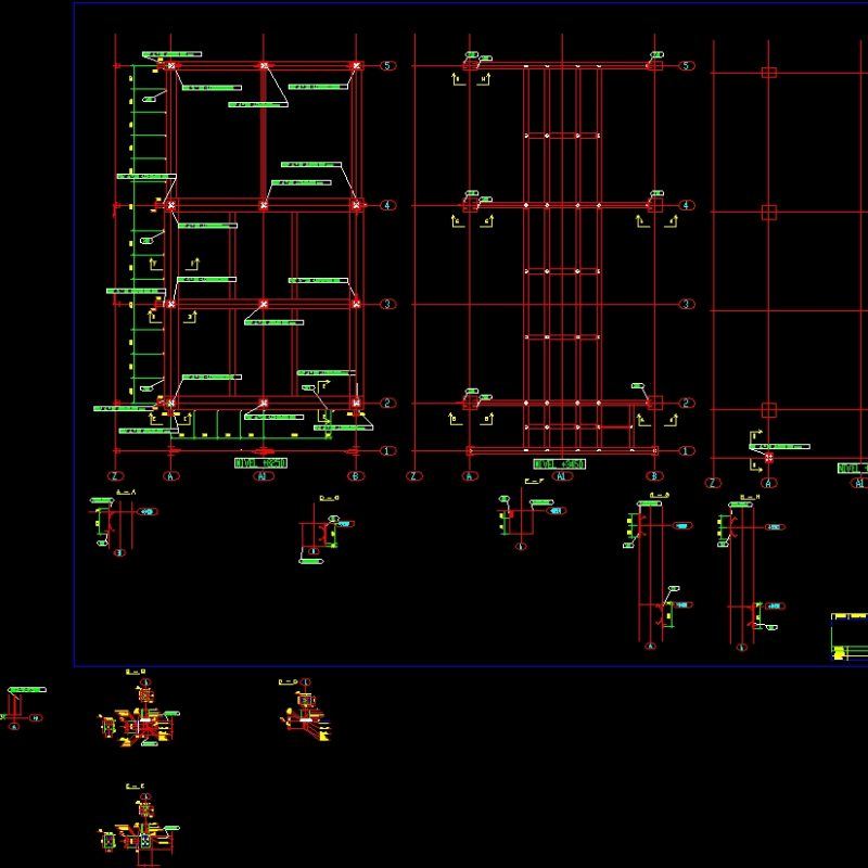 Steel Structure - Details DWG Detail for AutoCAD • Designs CAD