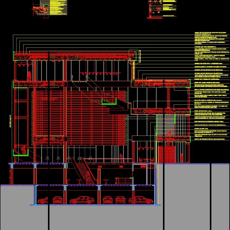 Steel Structure Details DWG Section for AutoCAD • Designs CAD
