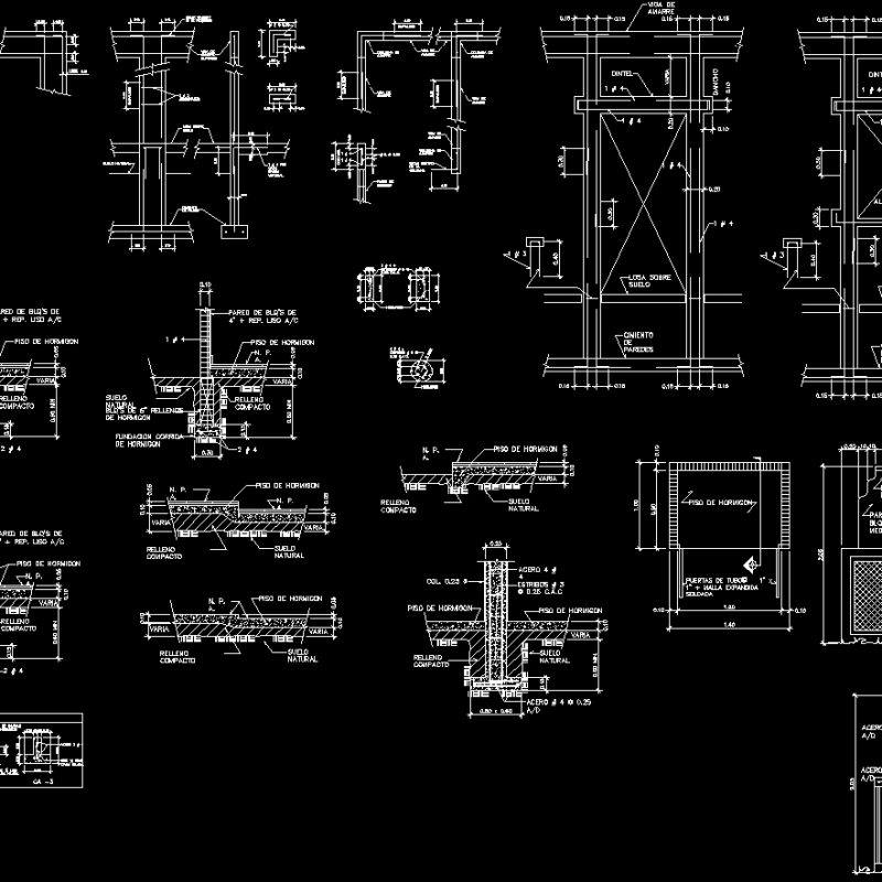 Structural Details DWG Detail for AutoCAD • Designs CAD