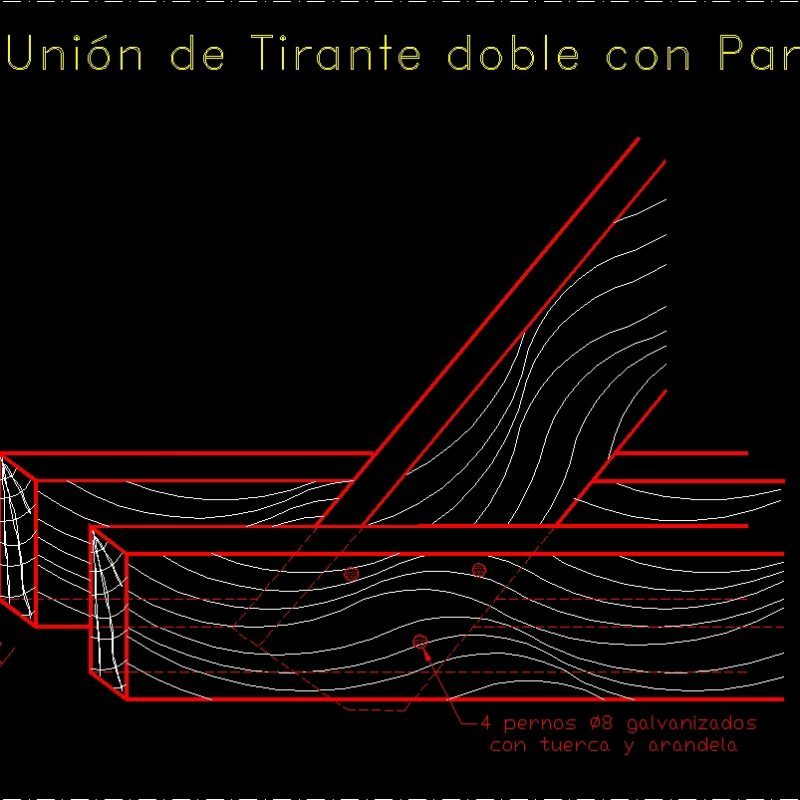 Union Tie Rod With Par DWG Block for AutoCAD • Designs CAD