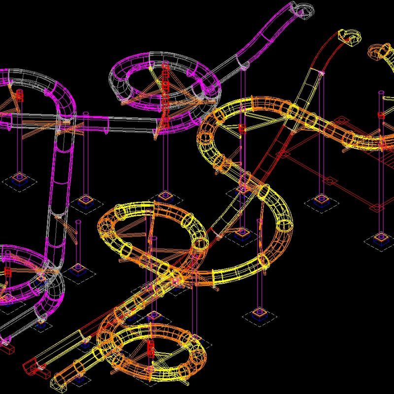 Water Games 3D DWG Model for AutoCAD | Designs CAD
