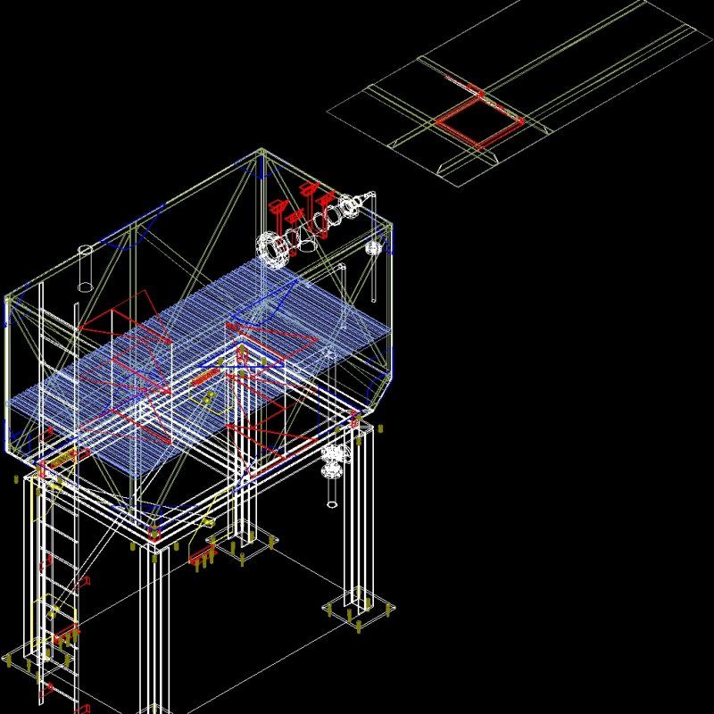 Water Tank 3D DWG Model for AutoCAD • Designs CAD