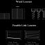 Wood Louvers Details DWG Detail for AutoCAD • Designs CAD