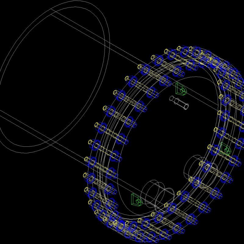 1200 Blind Flange DWG Block for AutoCAD | DesignsCAD