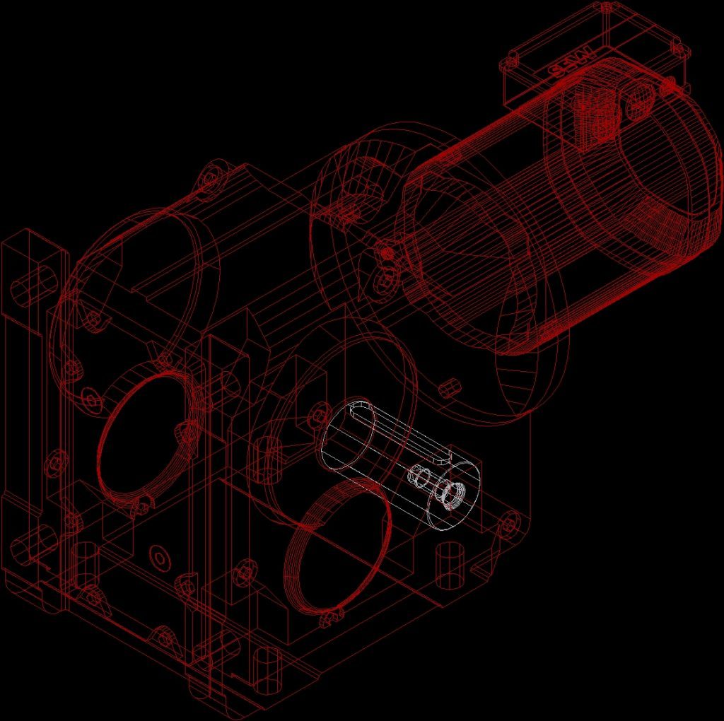 14 Rpm Gear Motor 3D DWG Model for AutoCAD • Designs CAD