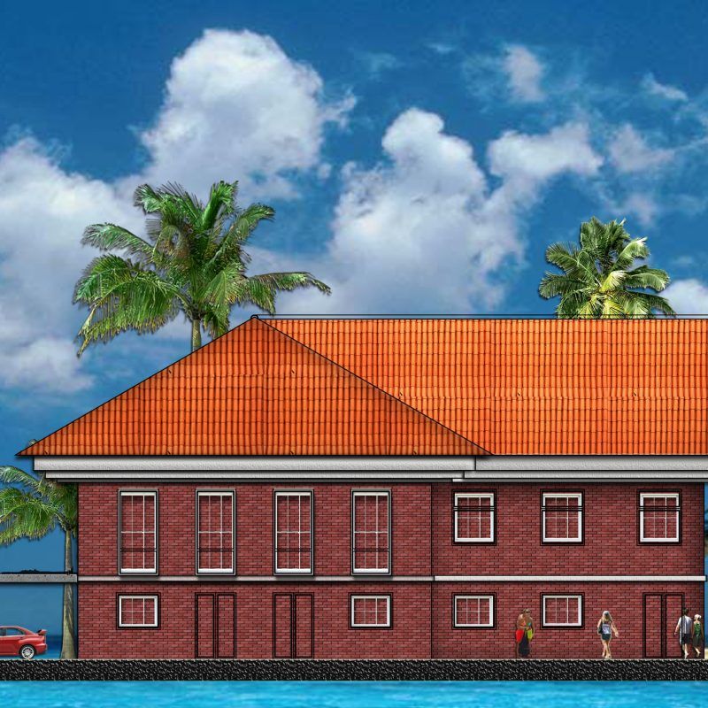 Oceanfront Tourist Complex DWG Block for AutoCAD • Designs CAD