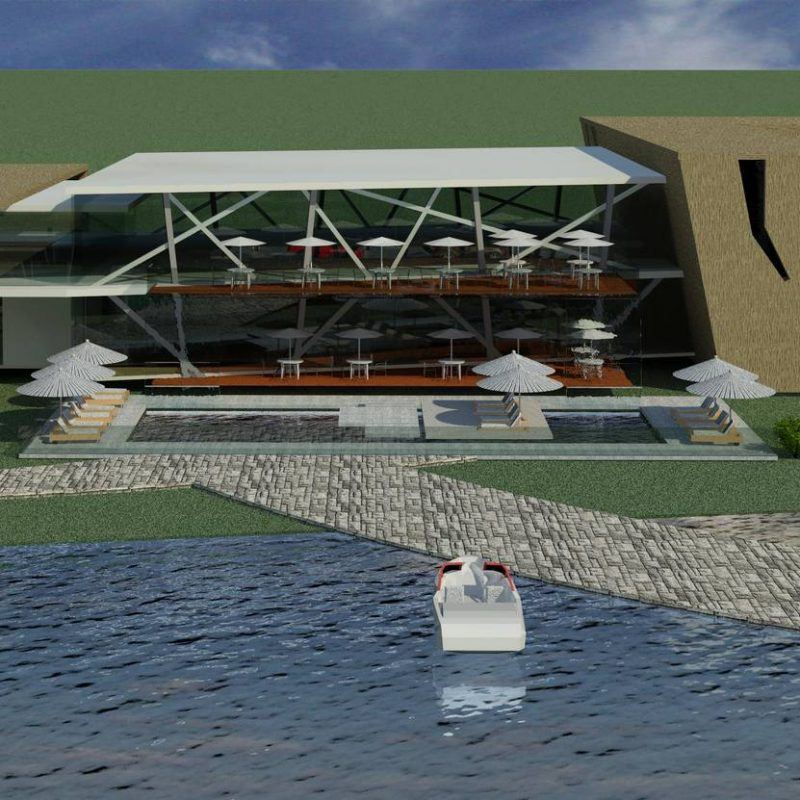 Tourism Restaurant 3D DWG Plan for AutoCAD | DesignsCAD