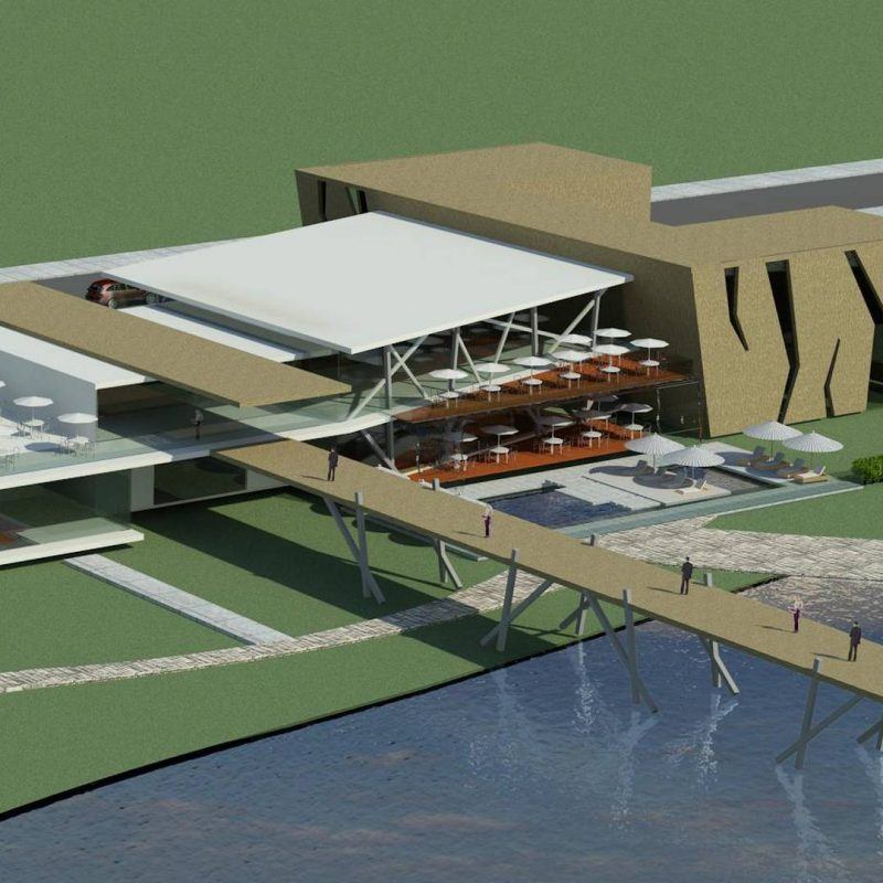 Tourism Restaurant 3D DWG Plan for AutoCAD | DesignsCAD