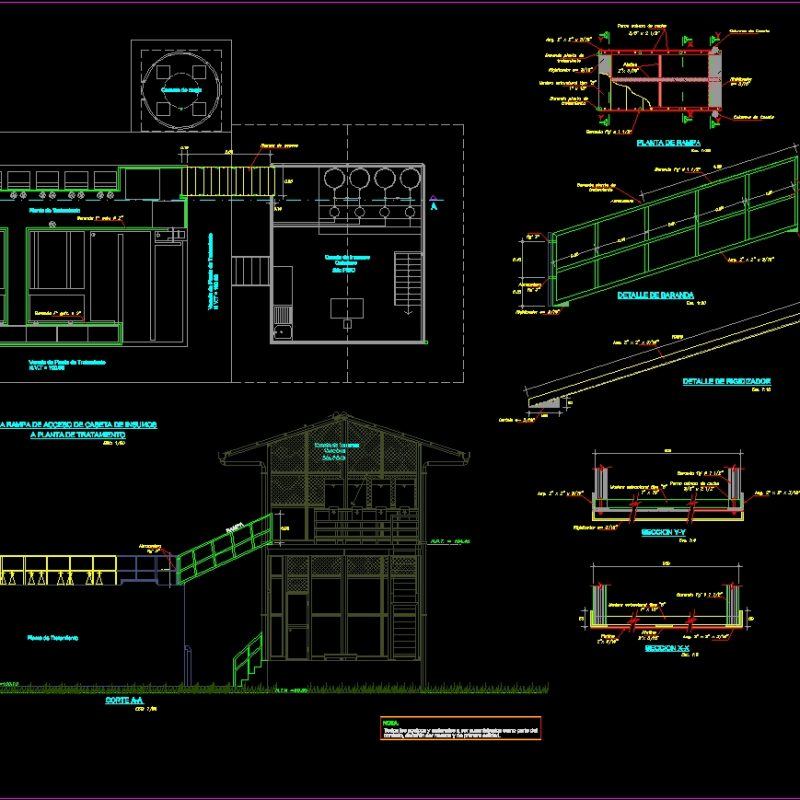 Access Ramp DWG Plan for AutoCAD | DesignsCAD
