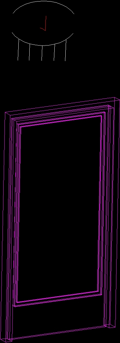 Access Wooden Door 3D DWG Model for AutoCAD • Designs CAD