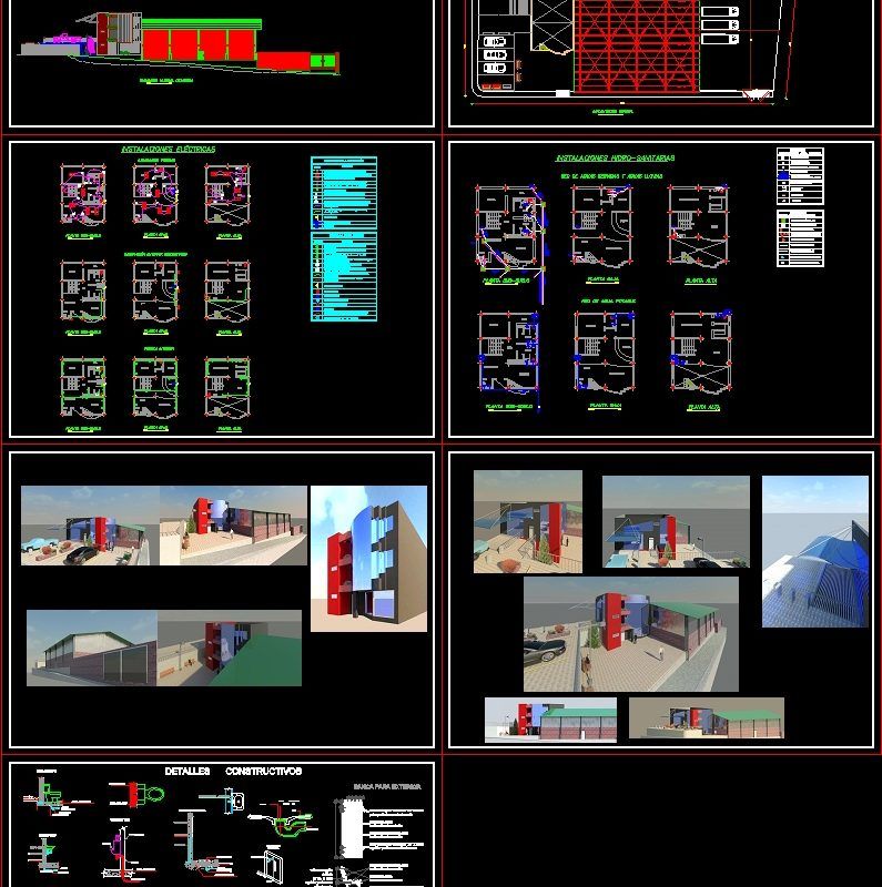 Administration Building 3D DWG Model for AutoCAD • Designs CAD