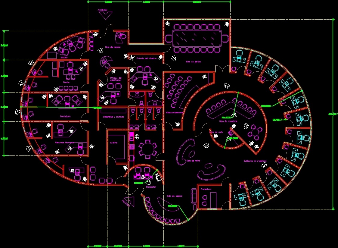 Administration Office s DWG Block For AutoCAD Designs CAD