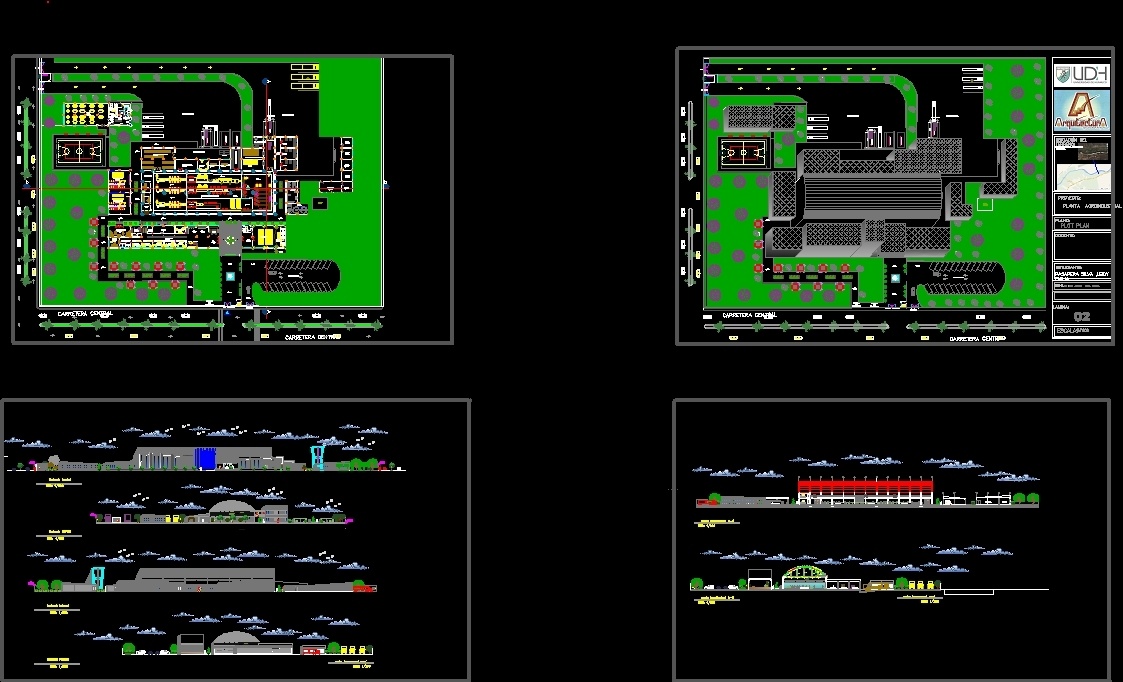 Agroindustrial Plant DWG Section for AutoCAD • Designs CAD