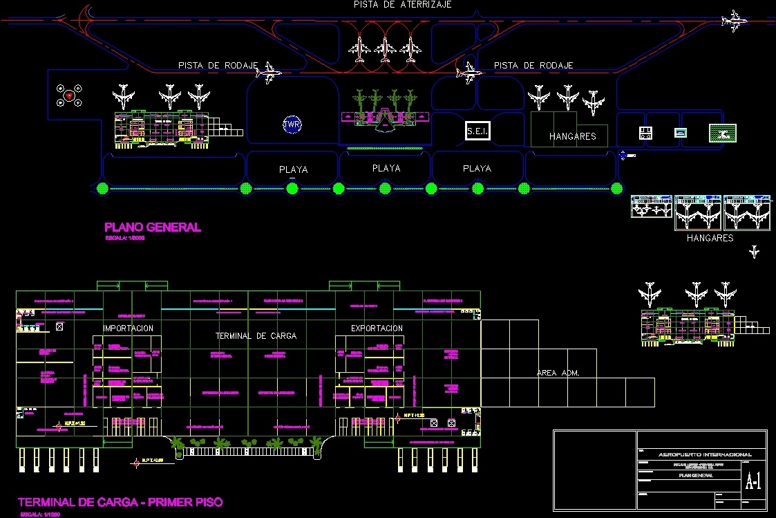 Air Cargo Terminal - - Pisco, Peru DWG Plan for AutoCAD • Designs CAD
