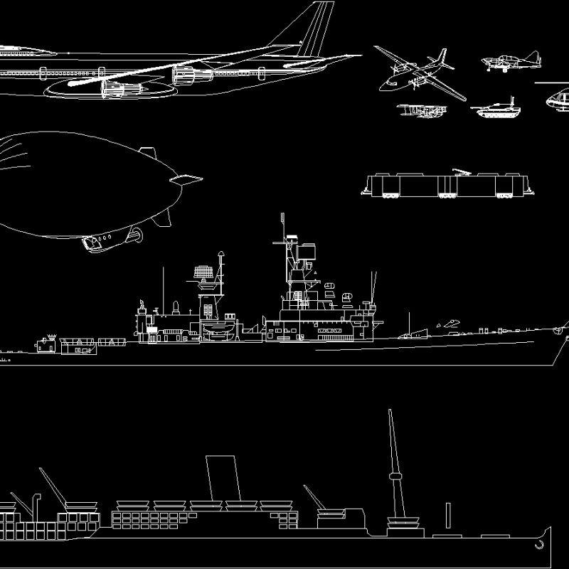 Aircraft DWG Plan for AutoCAD • Designs CAD