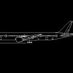 Airplane 777 - 3 - 3v DWG Plan for AutoCAD • Designs CAD