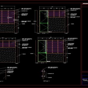 Aluminium Jalousie DWG Section for AutoCAD | Designs CAD