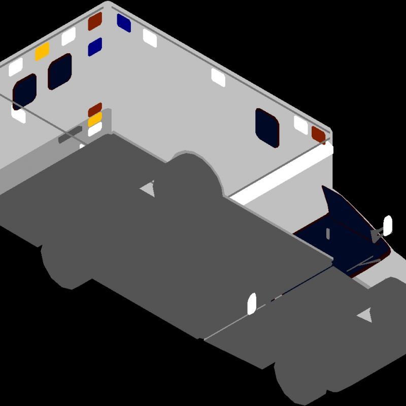 Ambulance 3D DWG Model for AutoCAD | Designs CAD