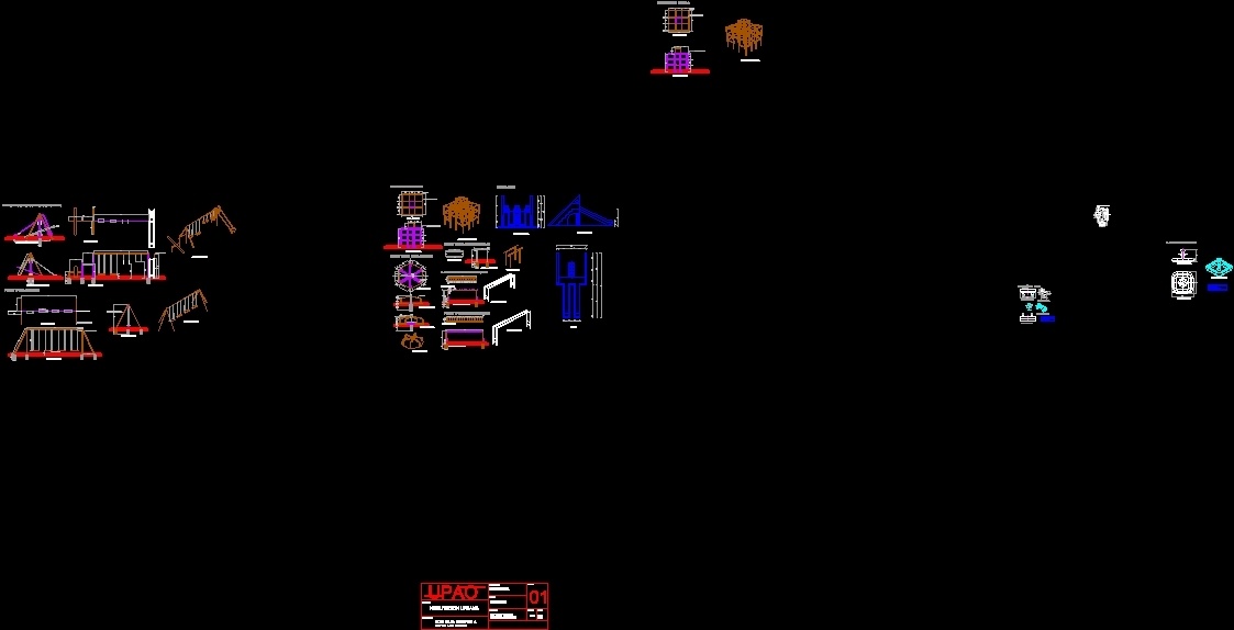 Amusement Games For Kids DWG Detail for AutoCAD • Designs CAD