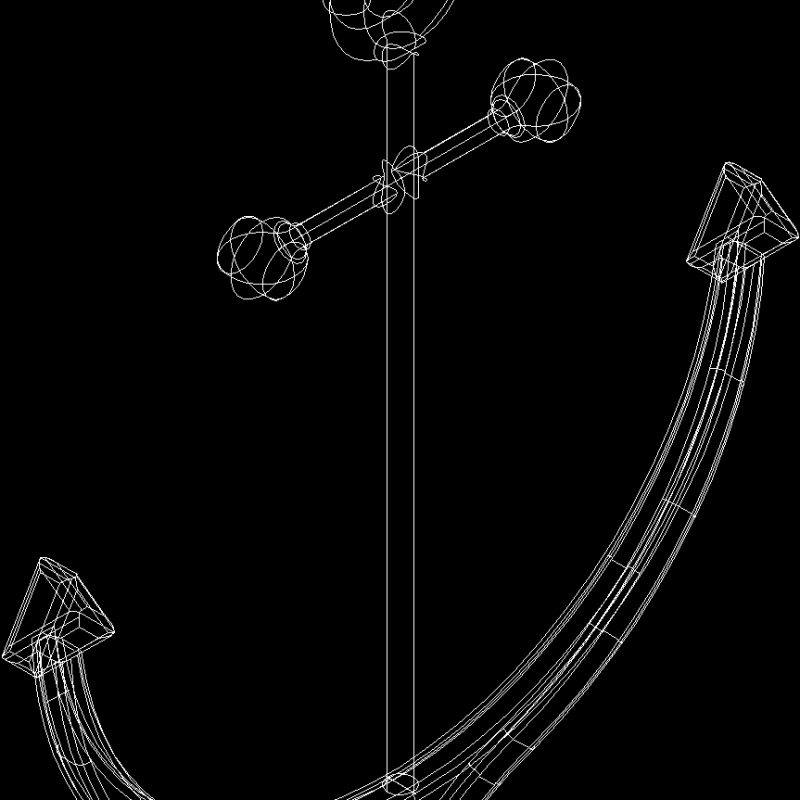 Anchor 3D DWG Model for AutoCAD • Designs CAD