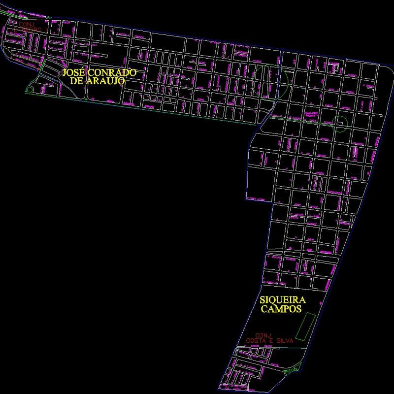 Aracaju - Sergipe - Neighborhood Joseph Conrad AraÚJoesiqueira DWG ...