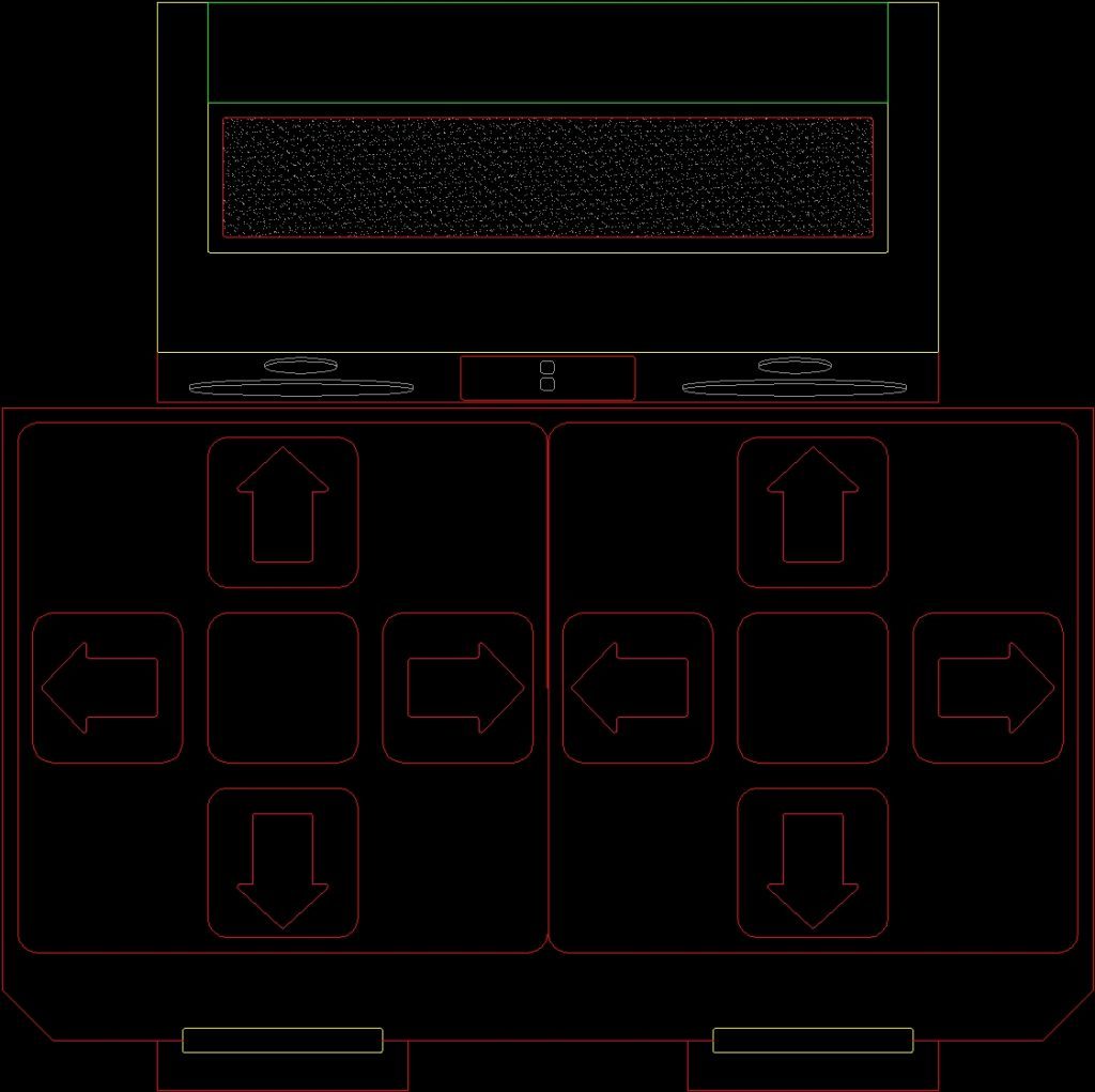 Arcade Machine Dance Dance Revolution Konami DWG Block for AutoCAD ...